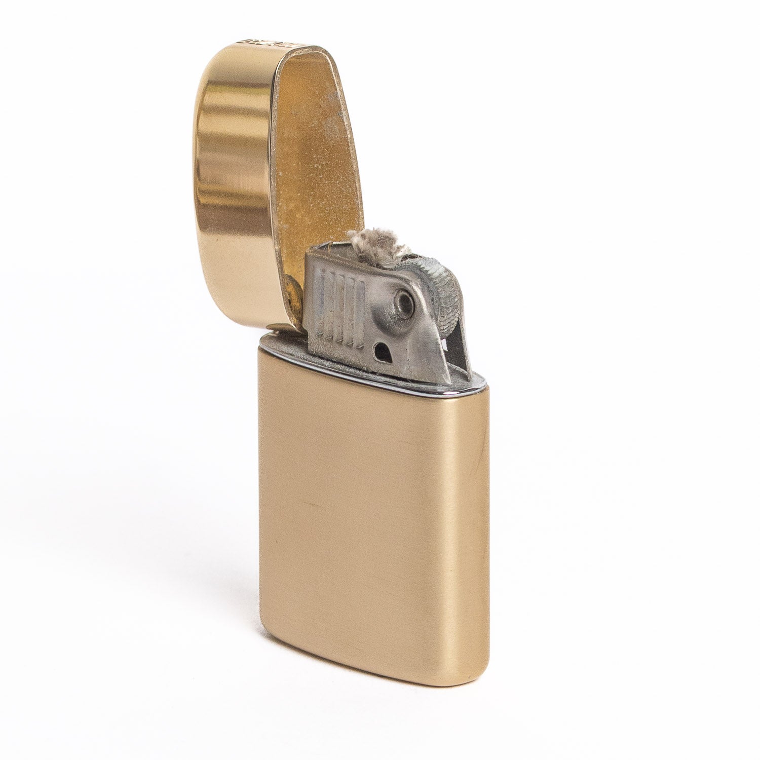Ronson Vintage Typhoon Gold-Finish Petrol Lighter